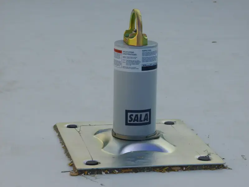 Tip Over Post Single Point Anchor Fall Protection Systems