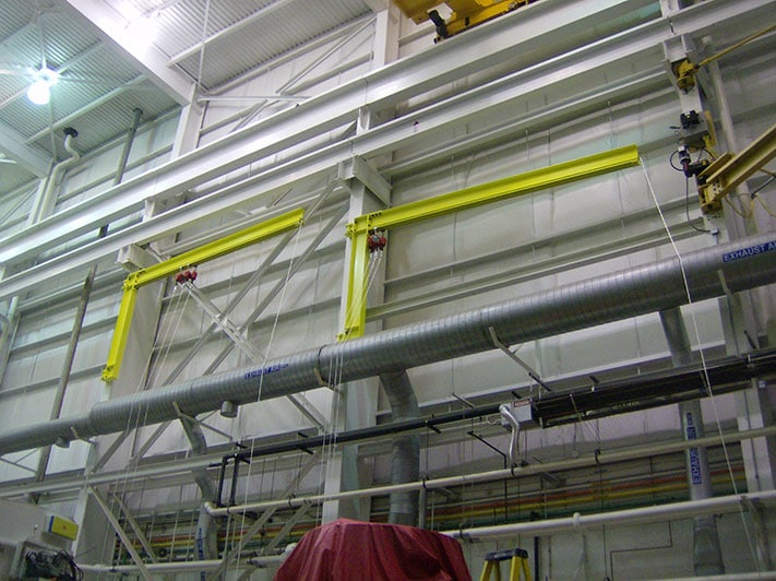 Articulating Jib & Beam Trolley Systems | Overhead Rigid Rail Fall ...