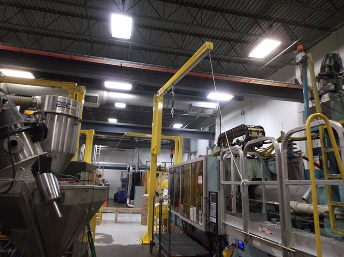 Articulating Jib & Beam Trolley Systems | Overhead Rigid Rail Fall ...