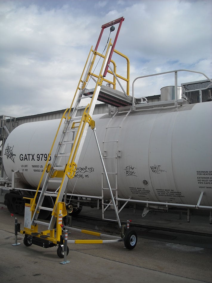 Mobile Freestanding Ladder Systems | Diversified Fall Protection