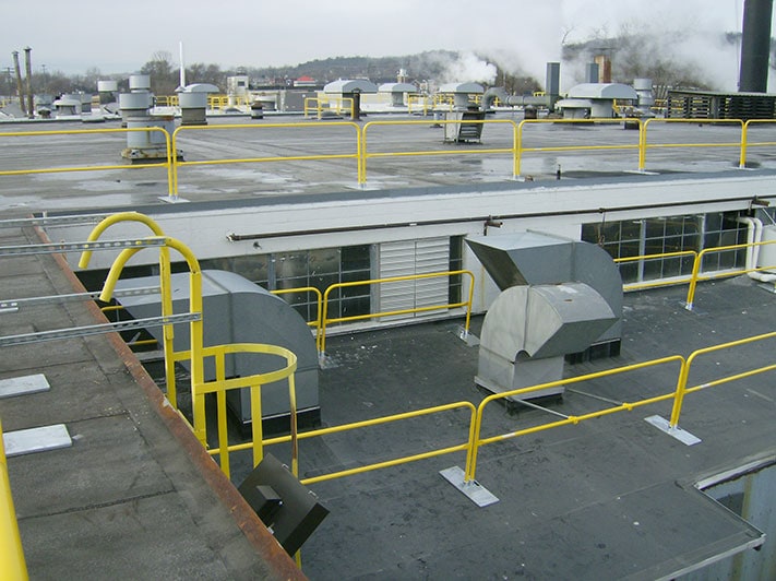 Roof Guardrail Systems & Safety Railing | Diversified Fall Protection