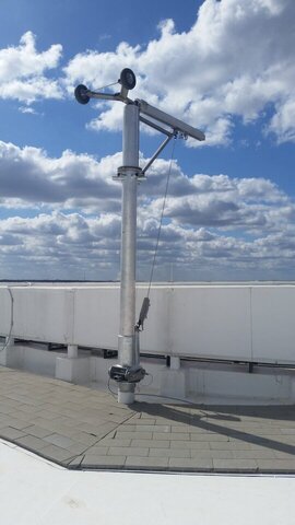 Window Washing Davits | Diversified Fall Protection