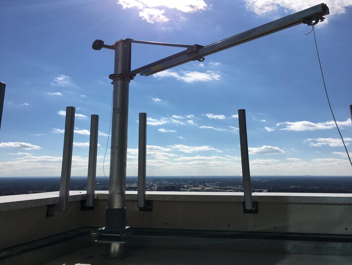 Window Washing Davits | Diversified Fall Protection